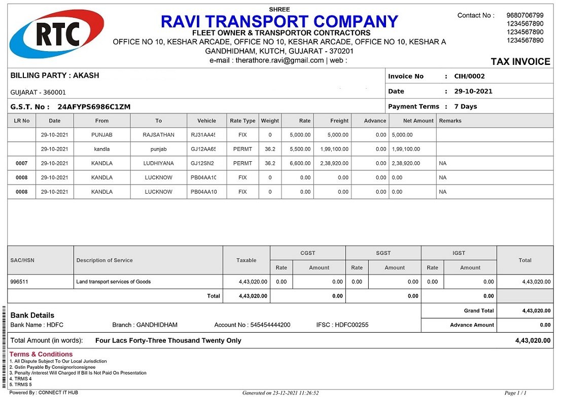 Truckbilty | #1 Online Bilty Software for Transport Business